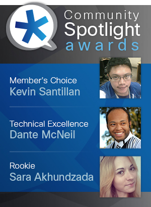 Who are the new Community Spotlight Recipients