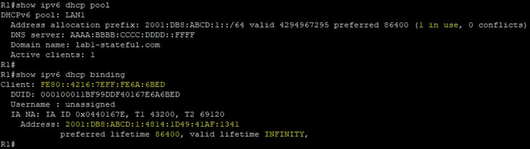Analyzing DHCPv6 Stateful and Stateless