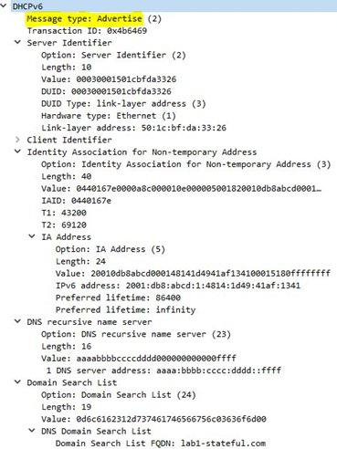 Analyzing DHCPv6 Stateful and Stateless