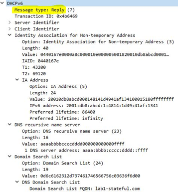 Analyzing DHCPv6 Stateful and Stateless