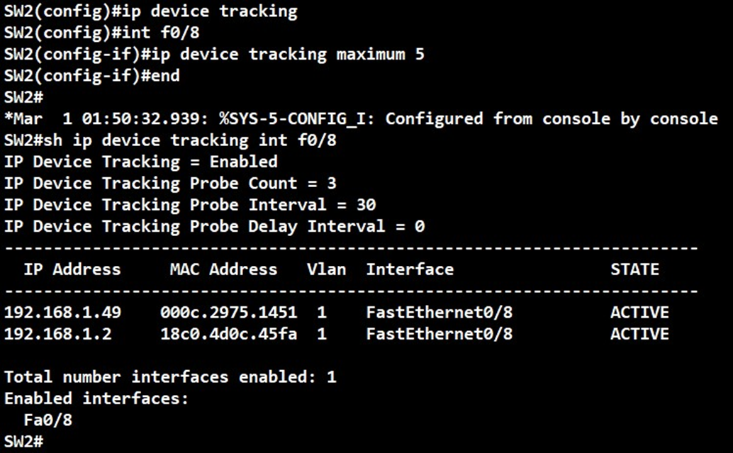 IPDT: Discovering IP address of a host using a Layer 2 Cisco Switch
