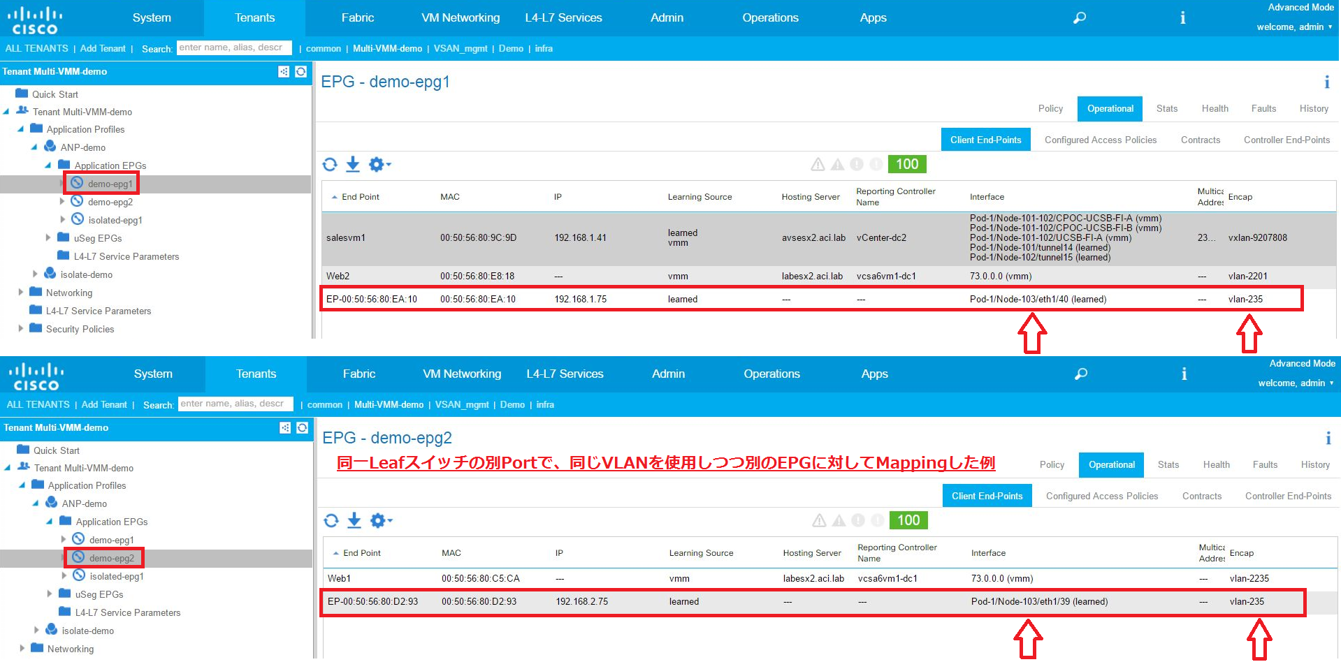 L2 Interface Policy - Global Scope / Port Local Scope
