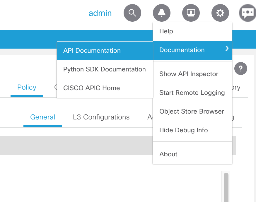 API Inspector / Debug Infoなどを利用したMOの参照方法