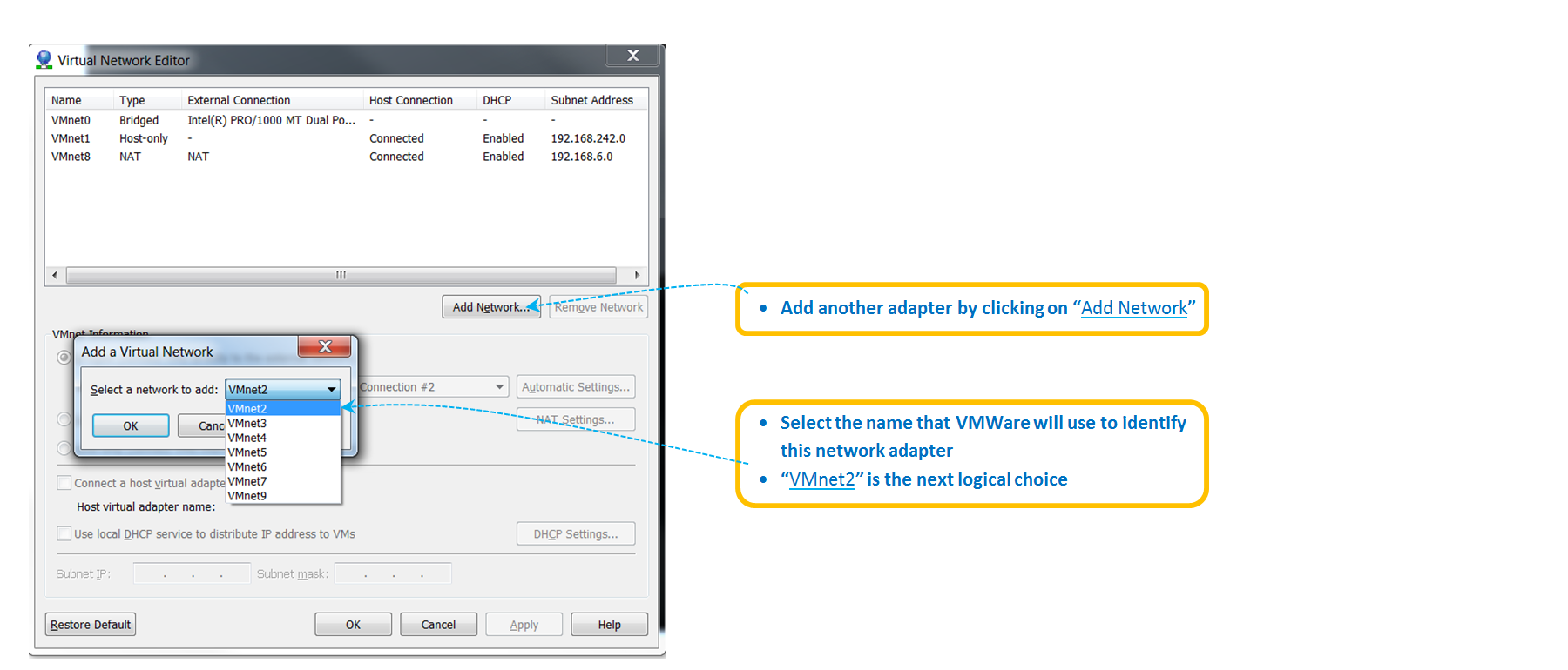Additional Technologies: Part 4 of 8 - Installing and customizing network interfaces in VMware