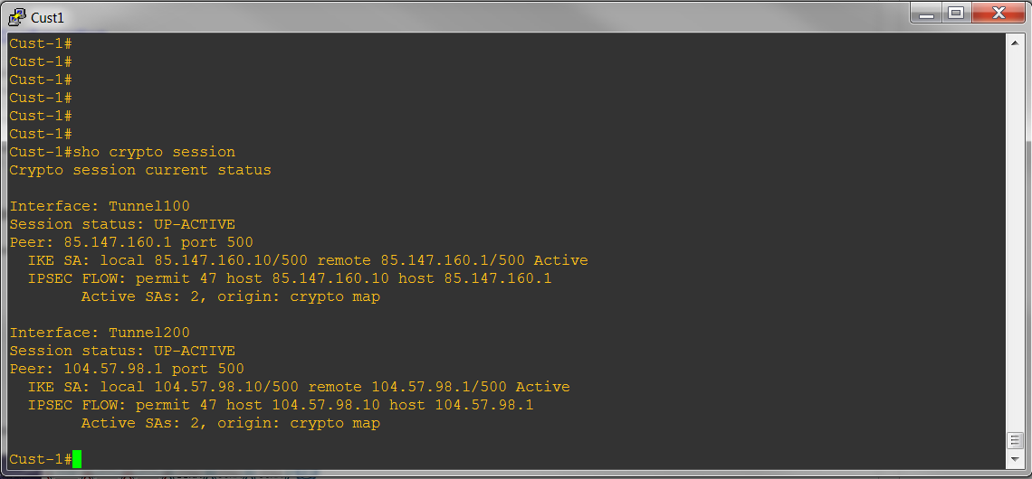 VPN - VRF-aware ipsec cheat sheet (MultiSite Redundancy) Real World -Part4