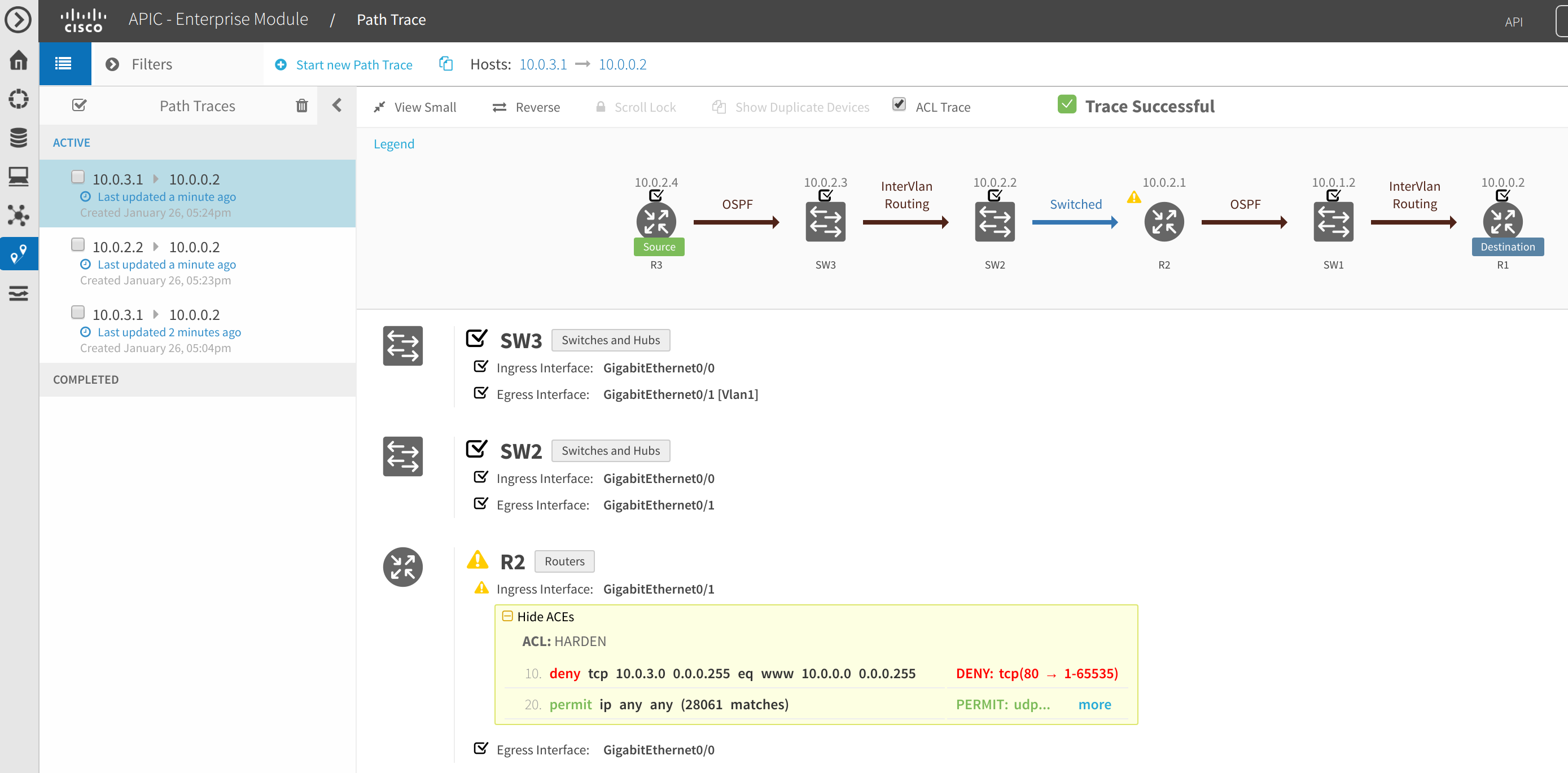 Running APIC-EM against your virtual lab