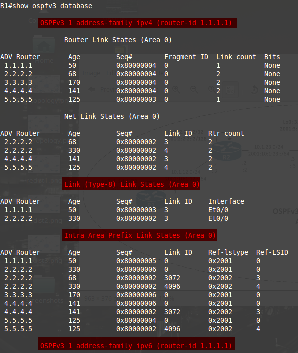 OSPFv3 - Multi-Address Family