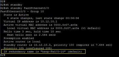 IP Redundancy Virtual Router Groups [VRG]