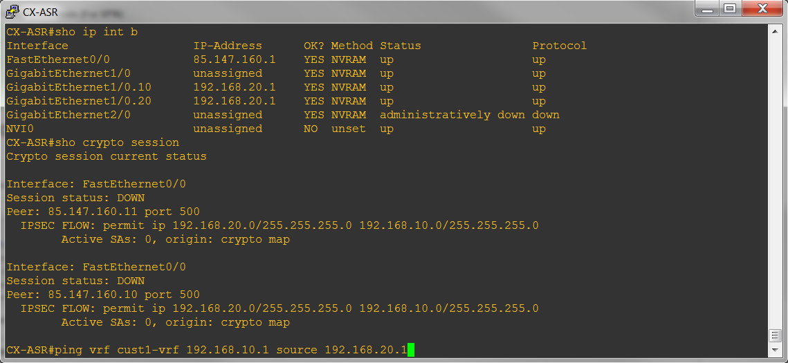 VPN - VRF-aware ipsec cheat sheet - Real World - Part1
