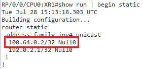 Remotely Triggered Black Hole Filtering - DoS Mitigation