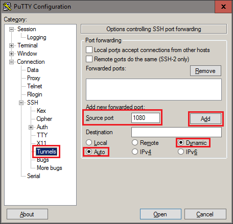 How to: Using LXC SOCKS Proxy for Telnet to VIRL Nodes (SuperPutty)