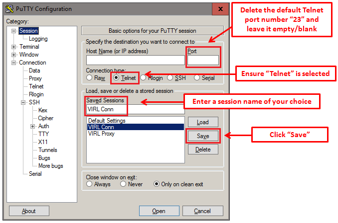 How to: Using LXC SOCKS Proxy for Telnet to VIRL Nodes (SuperPutty)