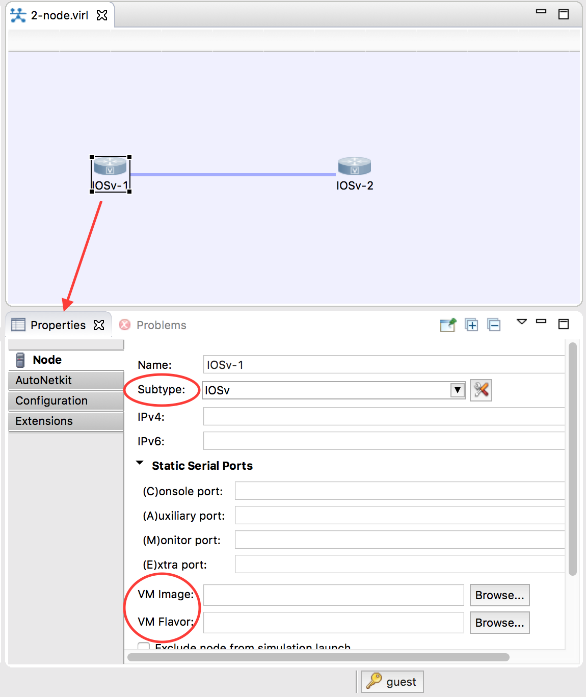 How to: Increase memory (RAM), or CPU allocation in a VIRL image