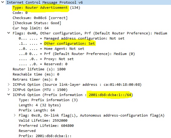 Analizando DHCPv6 con estado y sin estado