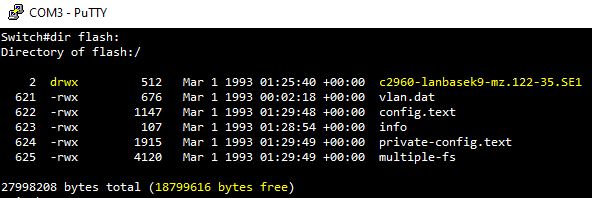 Actualizando IOS de Switch Cisco 2960