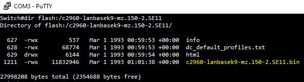 Actualizando IOS de Switch Cisco 2960