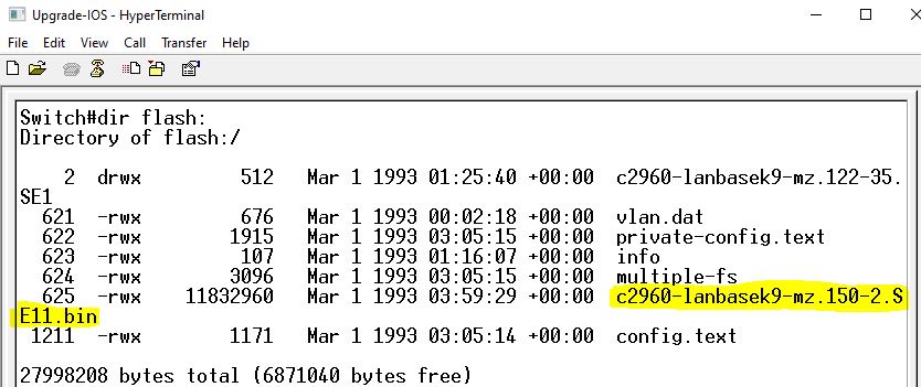 Actualizando IOS de Switch Cisco 2960