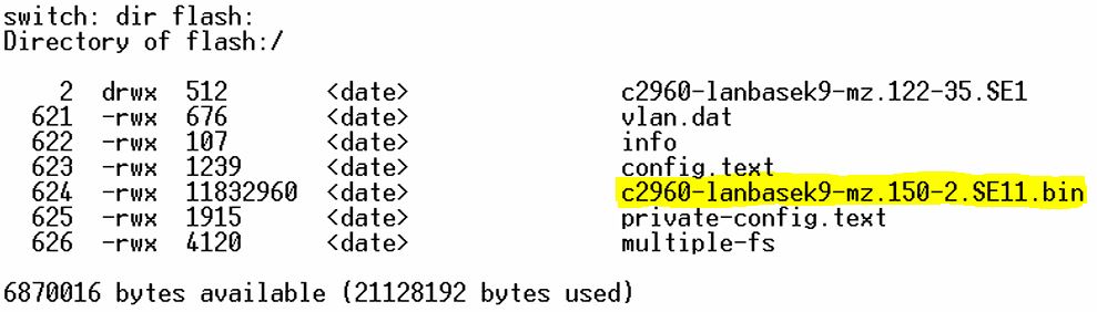 Actualizando IOS de Switch Cisco 2960