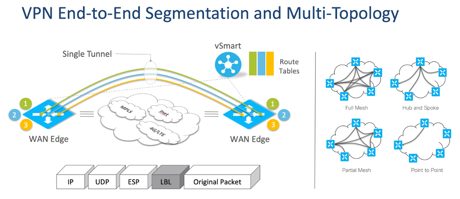 Cisco SD-WAN VPN Segmentation