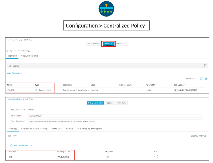 Cisco SD-WAN Service Chaining