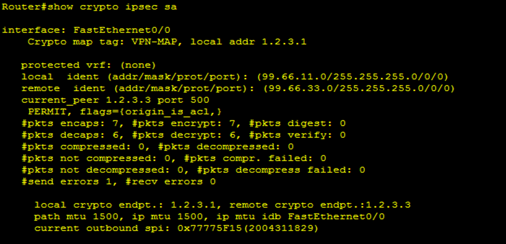 Basic VPN/IPSec configuration